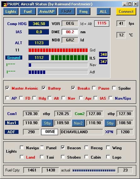How writing NAV Frequency 109.50 to FSUIPC ? - FSUIPC Support Pete Dowson Modules - The ...